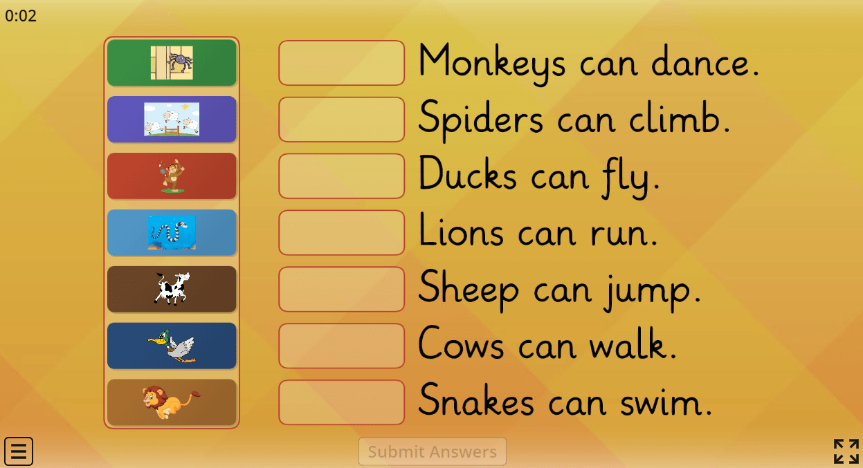 Action Verbs | Unit 10 of Grade 2