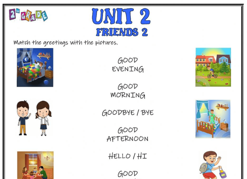 Interactives | Unit 2 of Grade 2
