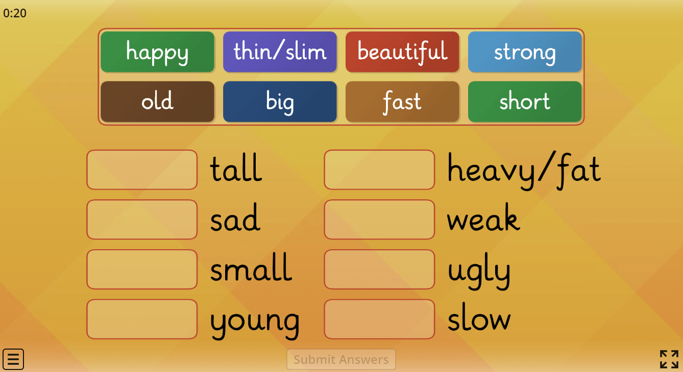 Adjectives 2 | Unit 3 of Grade 3