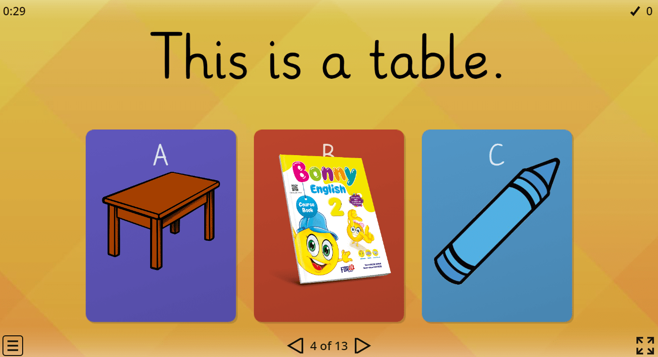 Classroom Objects 2 | Unit 4 of Grade 2