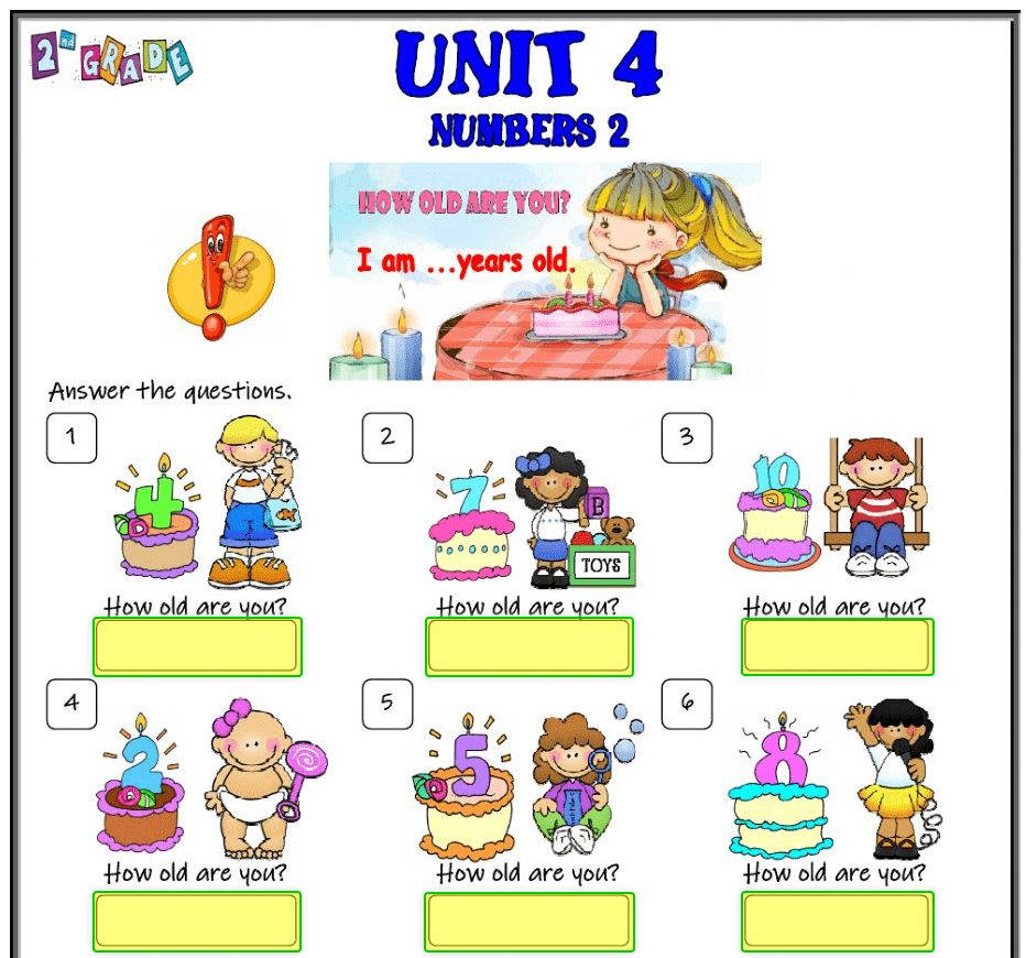 Interactives | Unit 4 of Grade 2